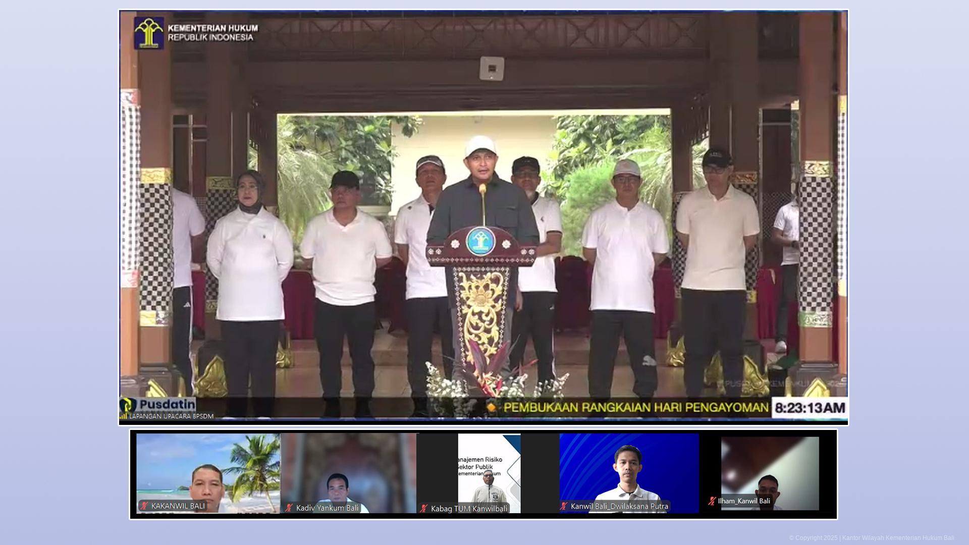 Peringatan Hari Pengayoman ke-80 Resmi Dimulai, Wamenkum Ajak Insan Pengayoman Jaga Warisan ...