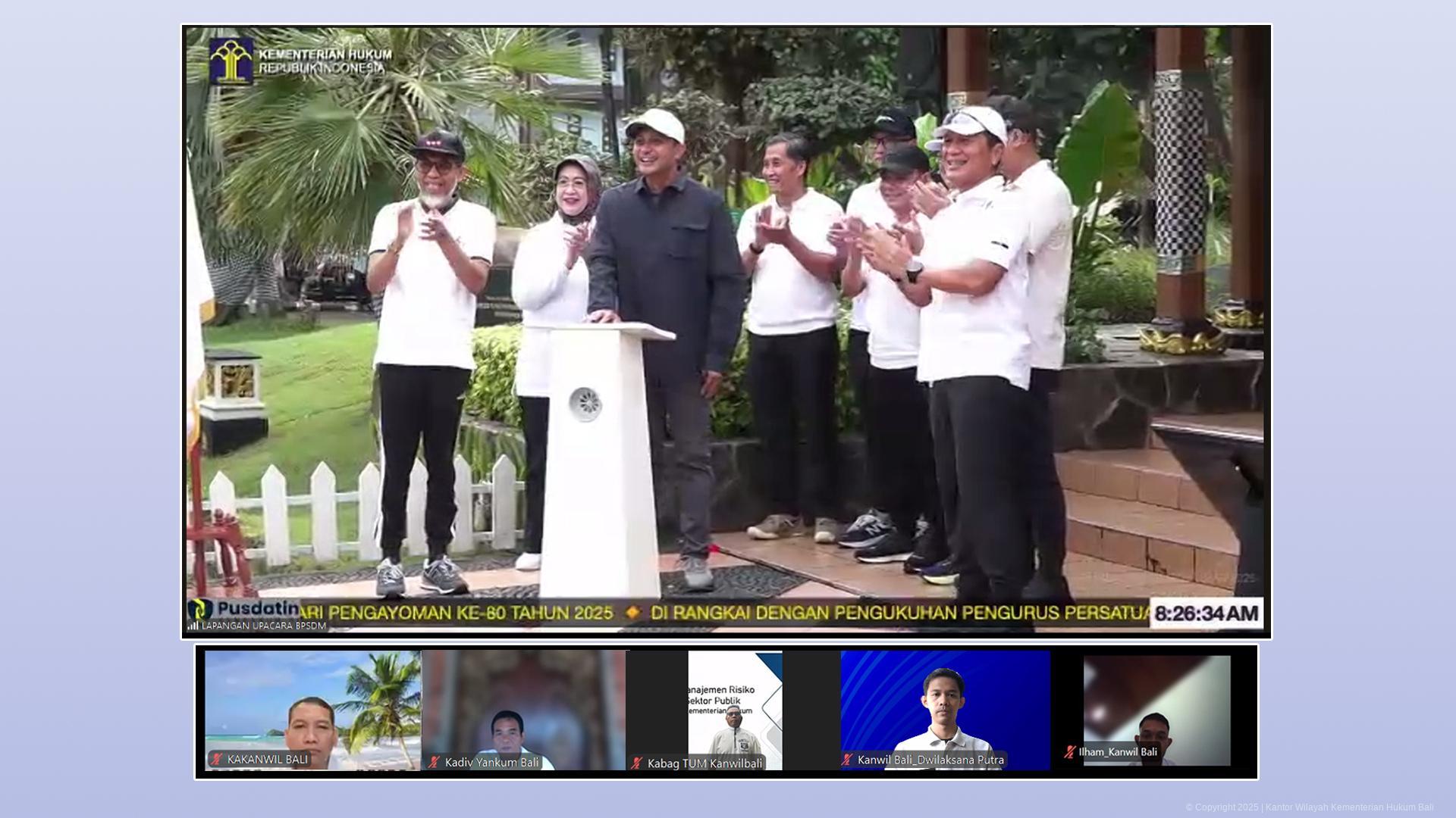 Peringatan Hari Pengayoman ke-80 Resmi Dimulai, Wamenkum Ajak Insan Pengayoman Jaga Warisan ...