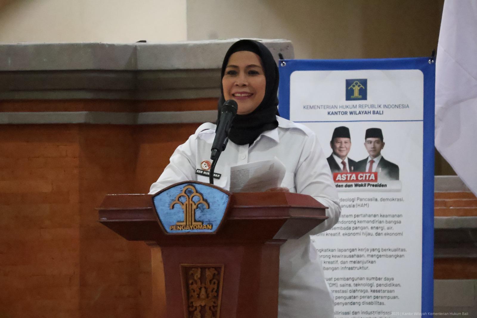 SOSIALISASI BUDAYA ANTI KORUPSI, WUJUD KOMITMEN KANWIL KEMENKUM BALI MENUJU WILAYAH BIROKRASI ...